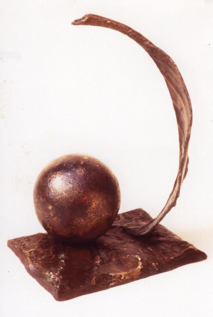 Untitled (leaf and ball model) | Paul Dibble