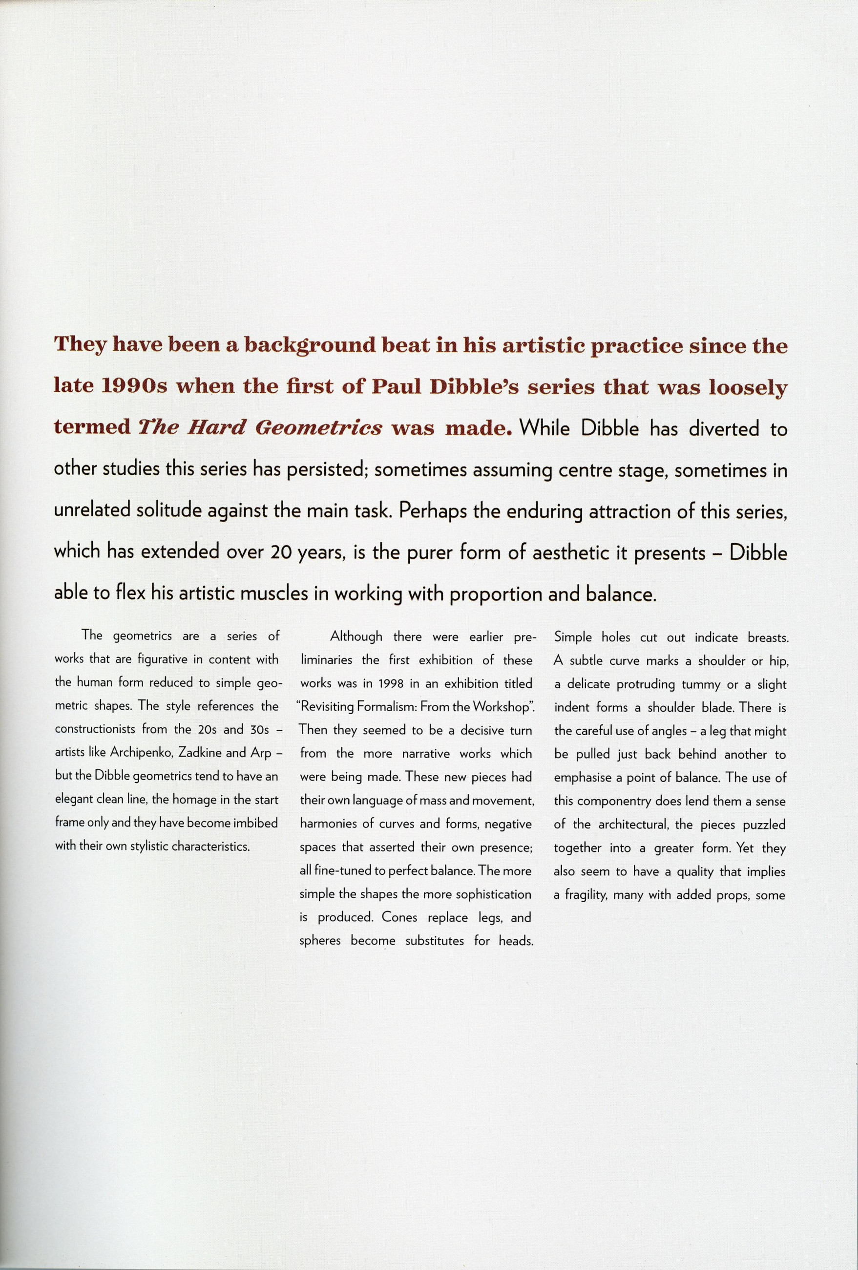 The Geometrics | Paul Dibble