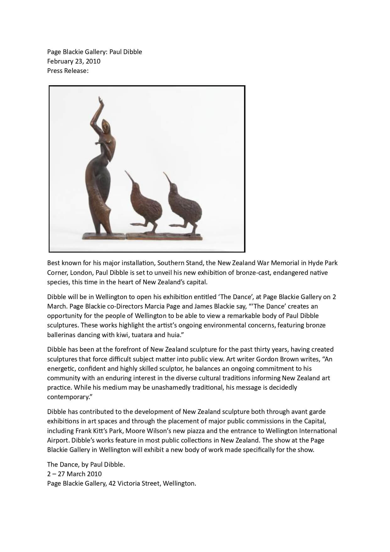 The Dance | Paul Dibble