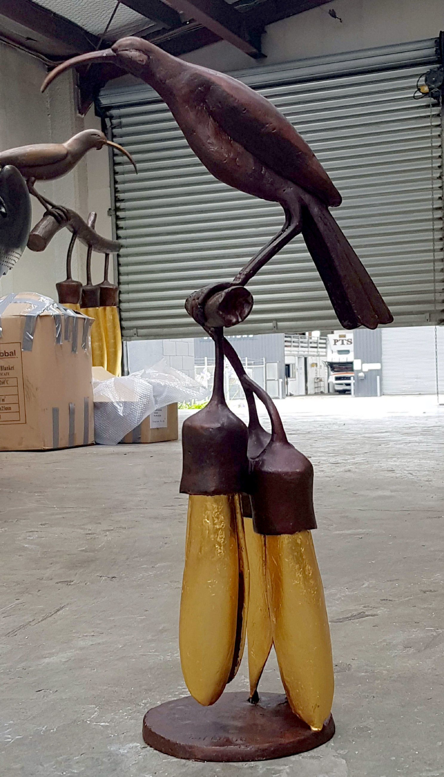 A Huia and Three Kōwhai | Paul Dibble